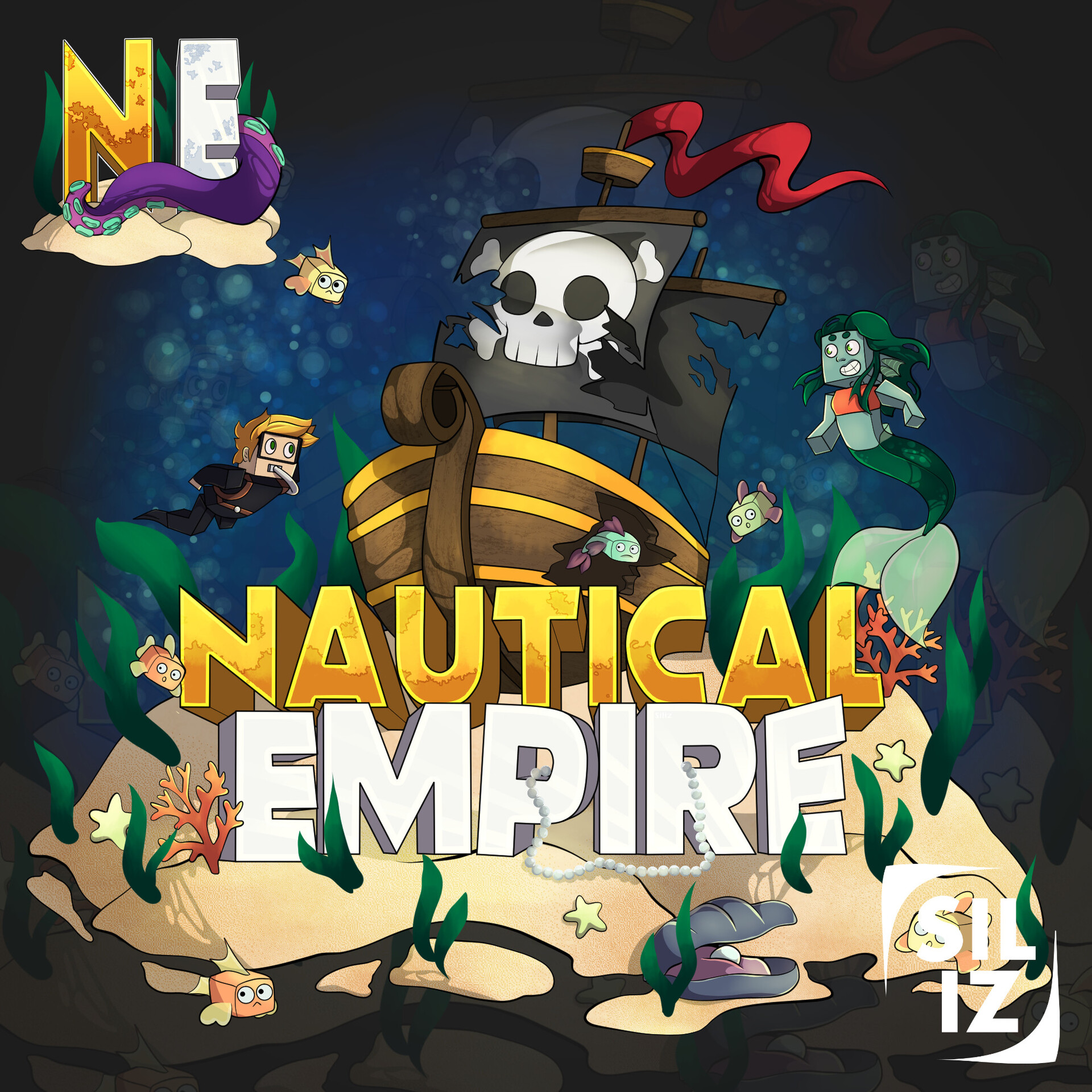 ArtStation - Nautical Empire Server Logo and Icon