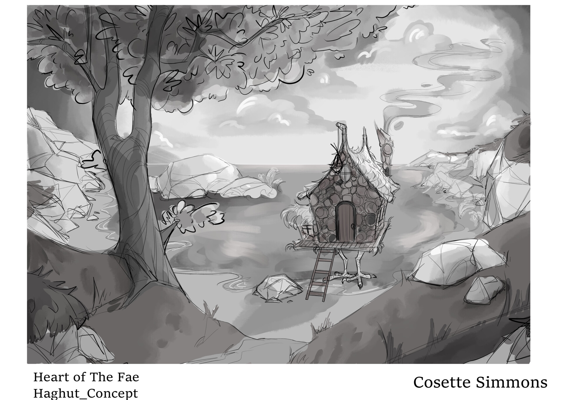 ArtStation - "Heart of The Fae" Environment Concepts