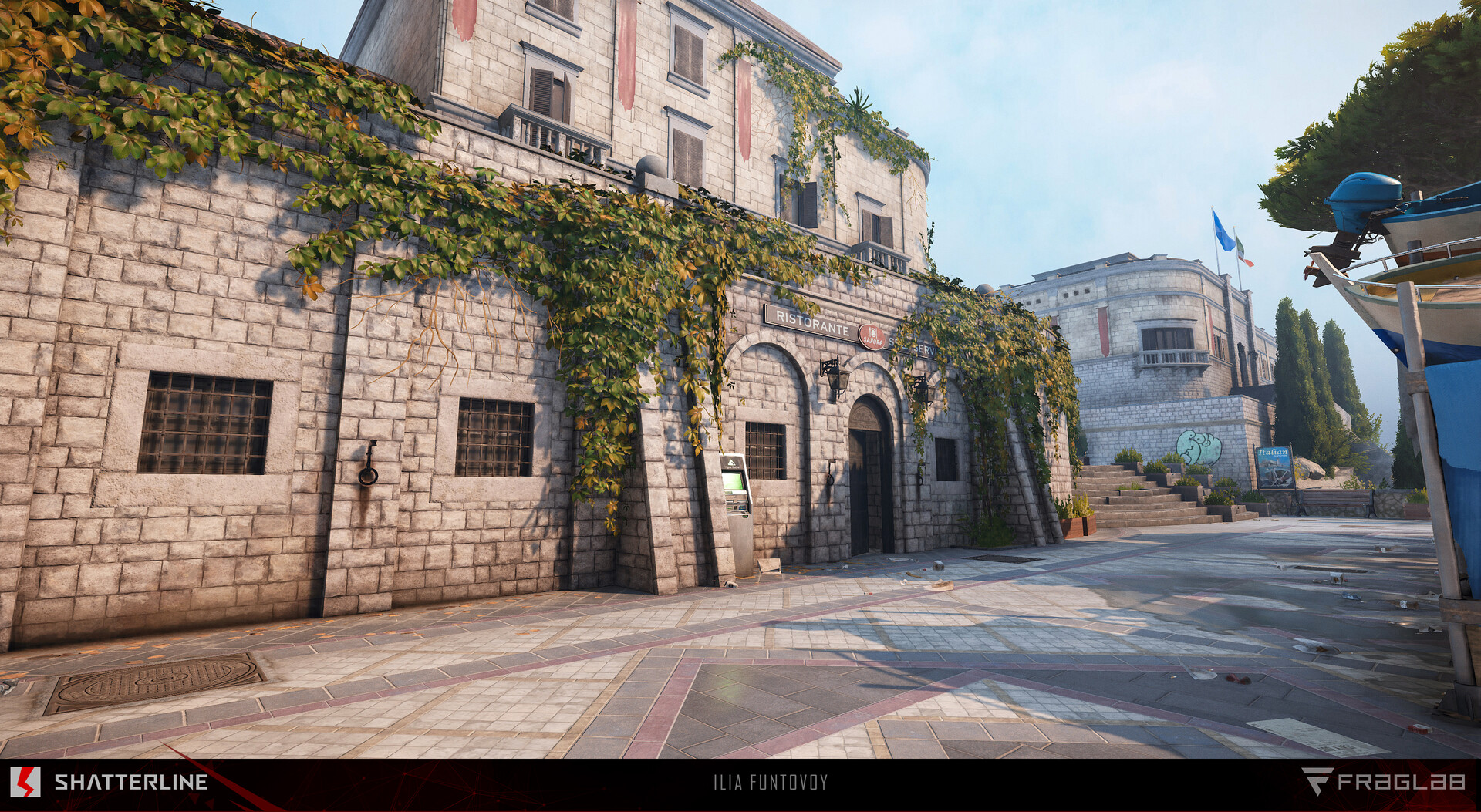 Ilia Funtovoy - Shatterline - Old Town map