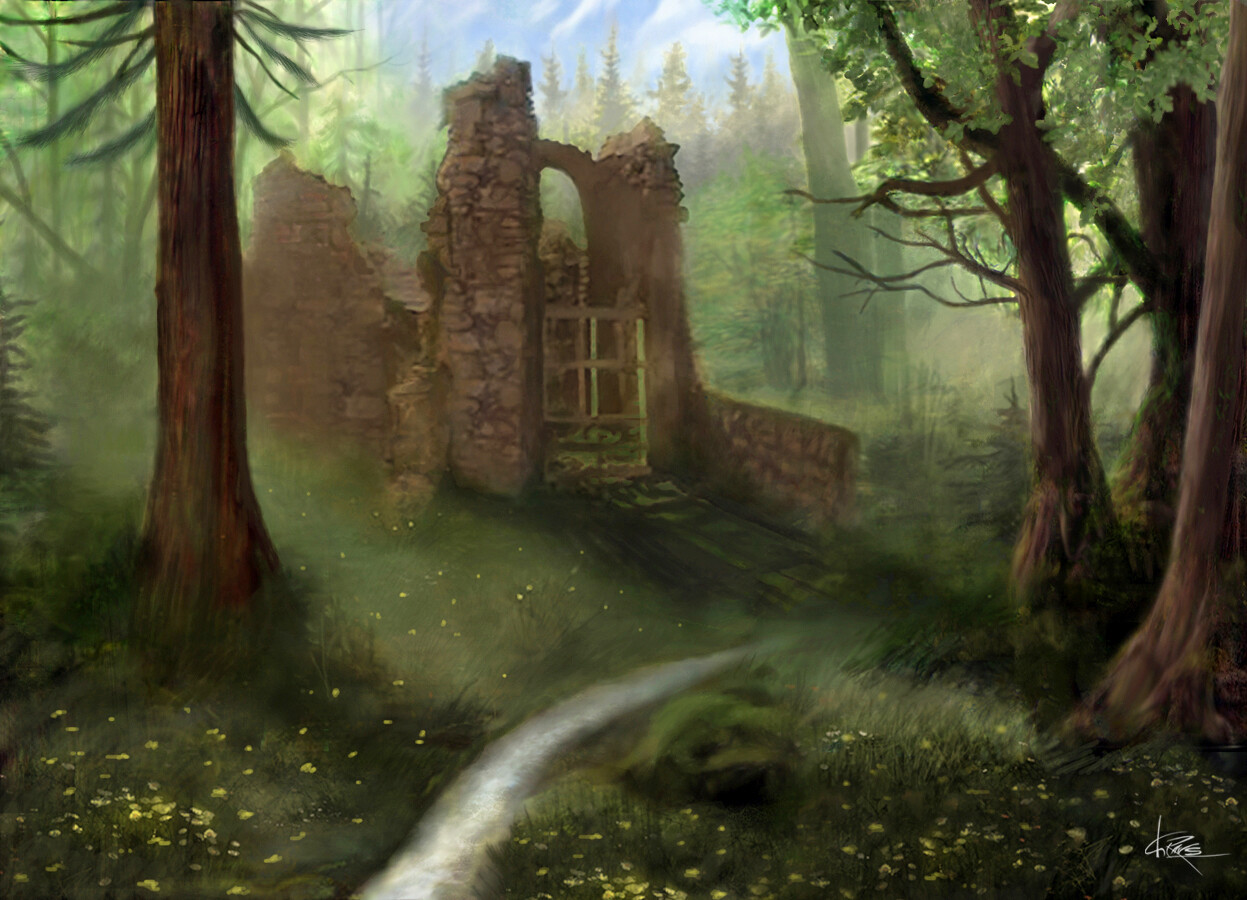ArtStation - Forgotten Ruins (2009)