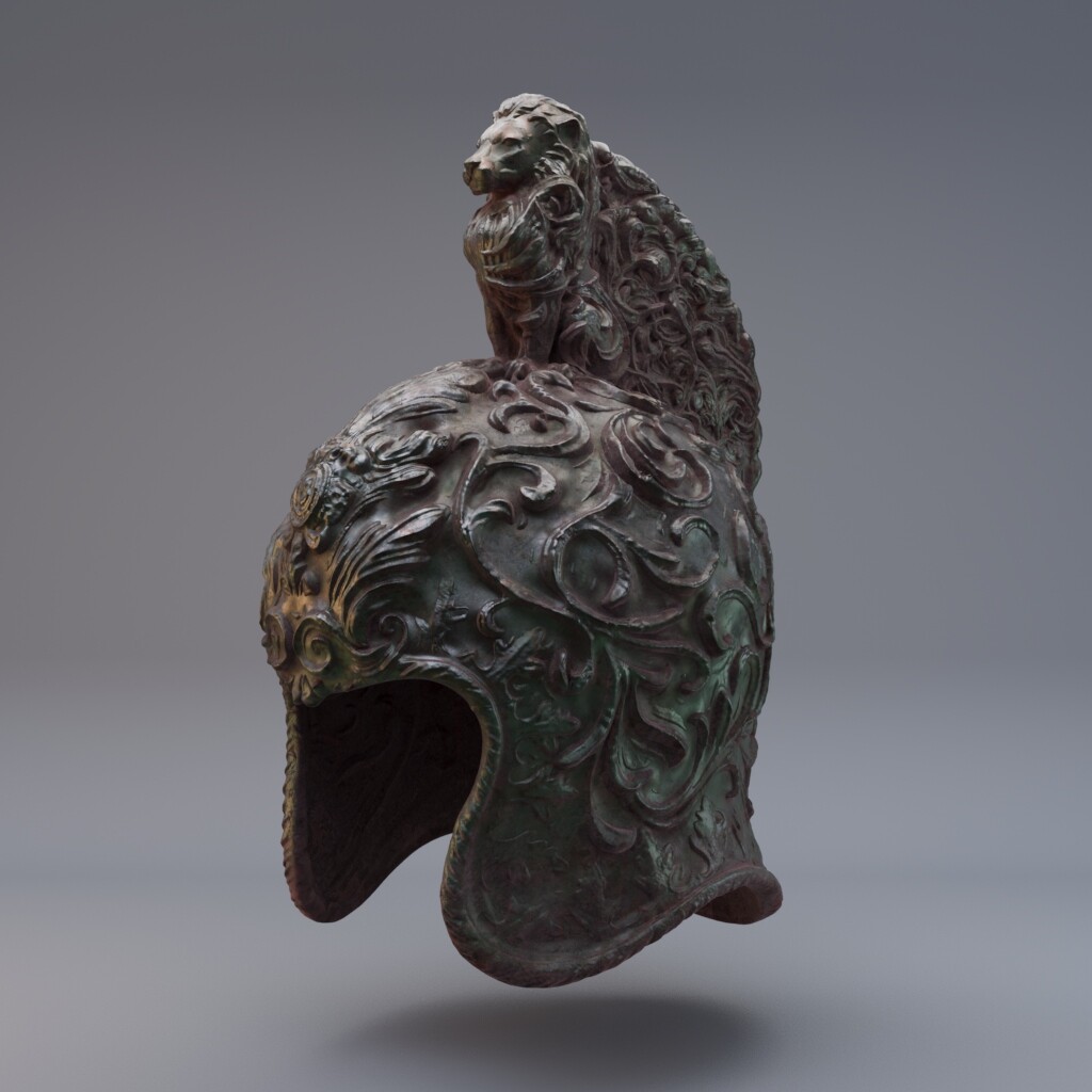 ArtStation - Metal Helmet