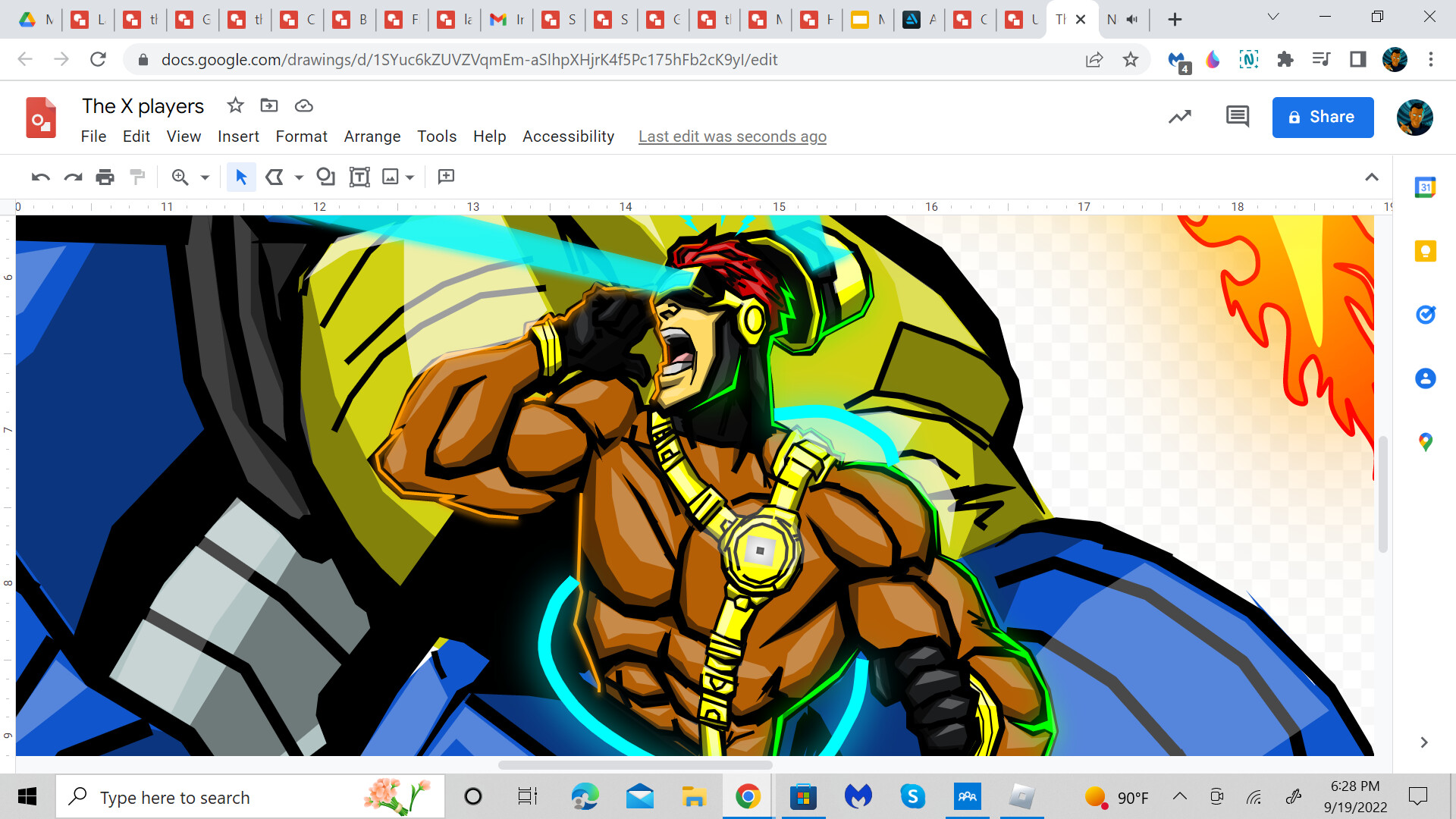 ArtStation - Almost done with my Xplayers drawing