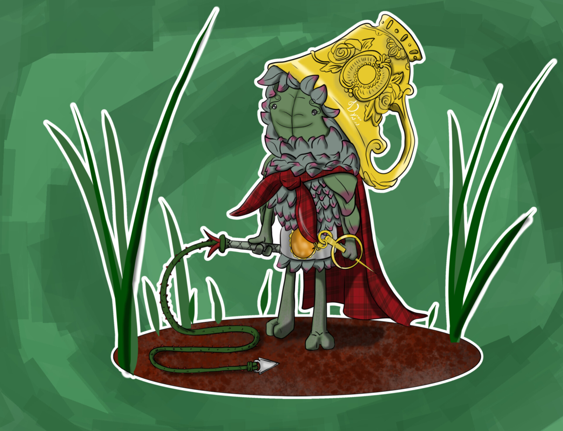 ArtStation - RPG Character - Leshy Pathfinder, succulent type