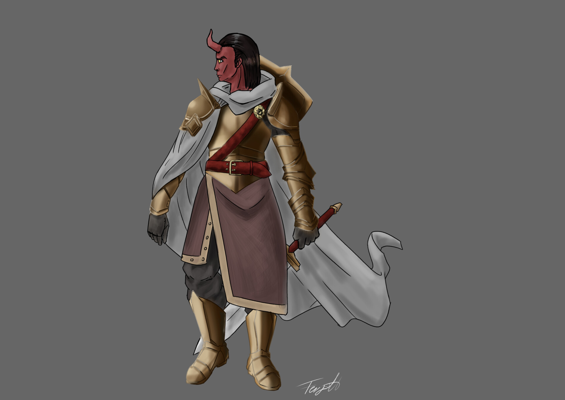 ArtStation - My TTRPG characters - Tythos Lokezire