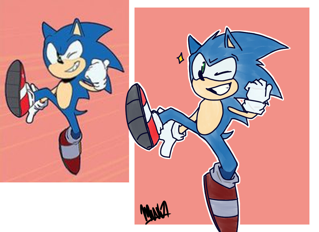 ArtStation - sonic redraw