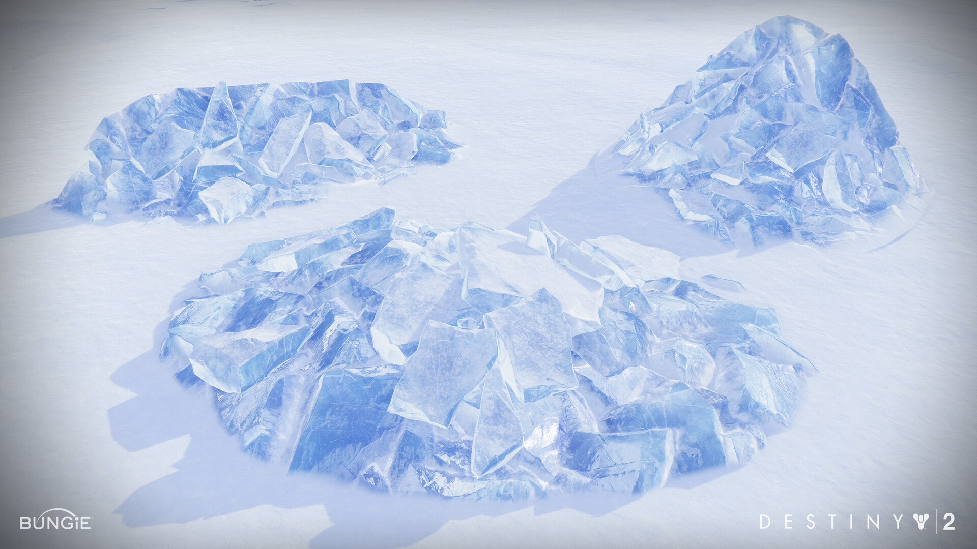 Ethan Scheu - Destiny 2: Beyond Light - Europa Ice Shaders and Props