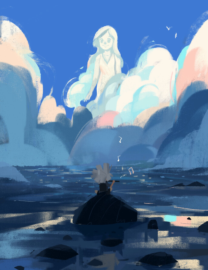 ArtStation - 2D fairy tale style illustration