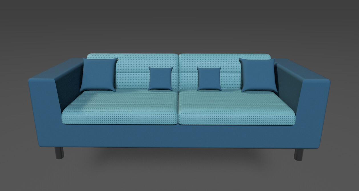 ArtStation - Luxury Multi-color Leather Sofa