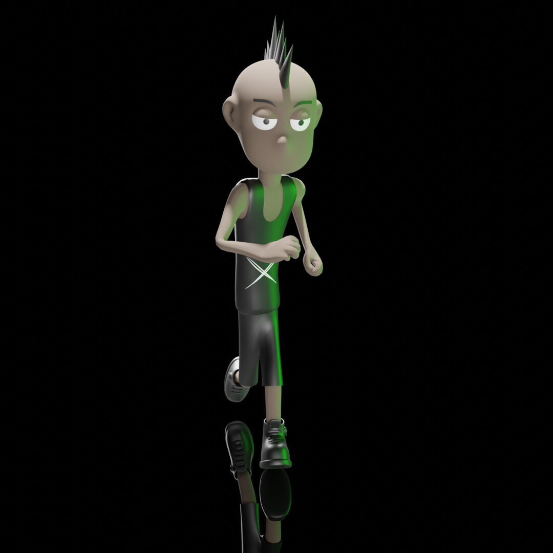 ArtStation - Godrell, The Skinny Punk