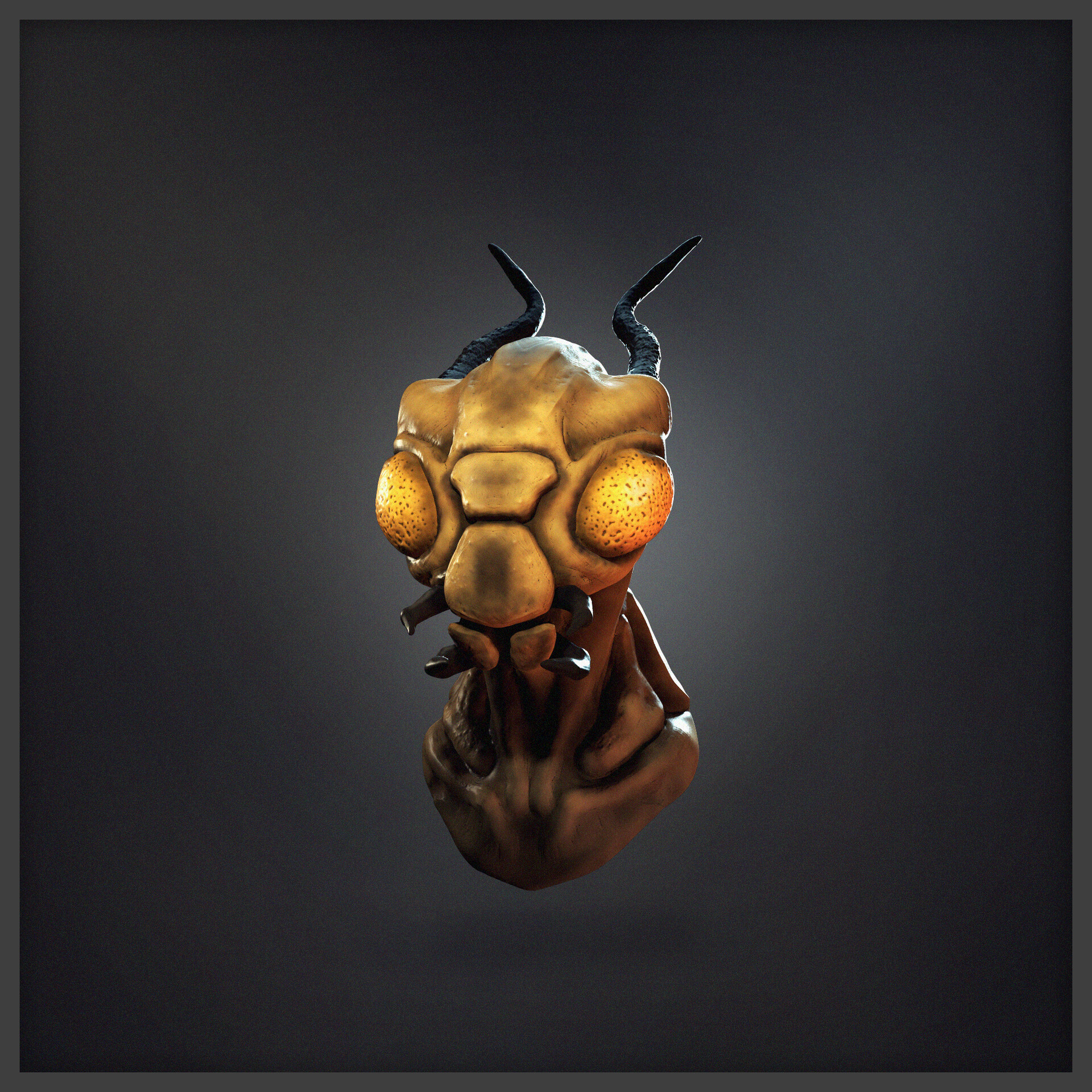 ArtStation - One hour speed sculpt of an arthropod v1.