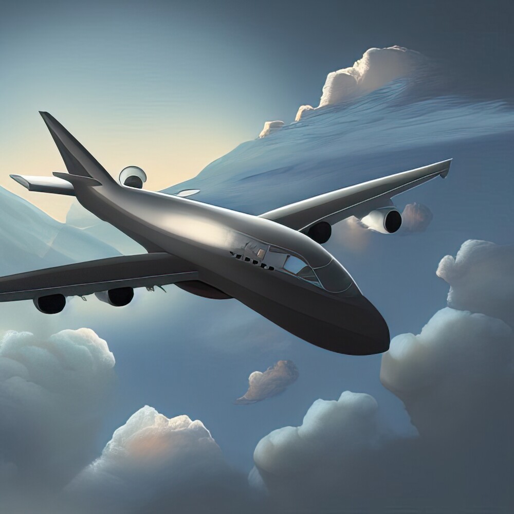 ArtStation - Flying Plane