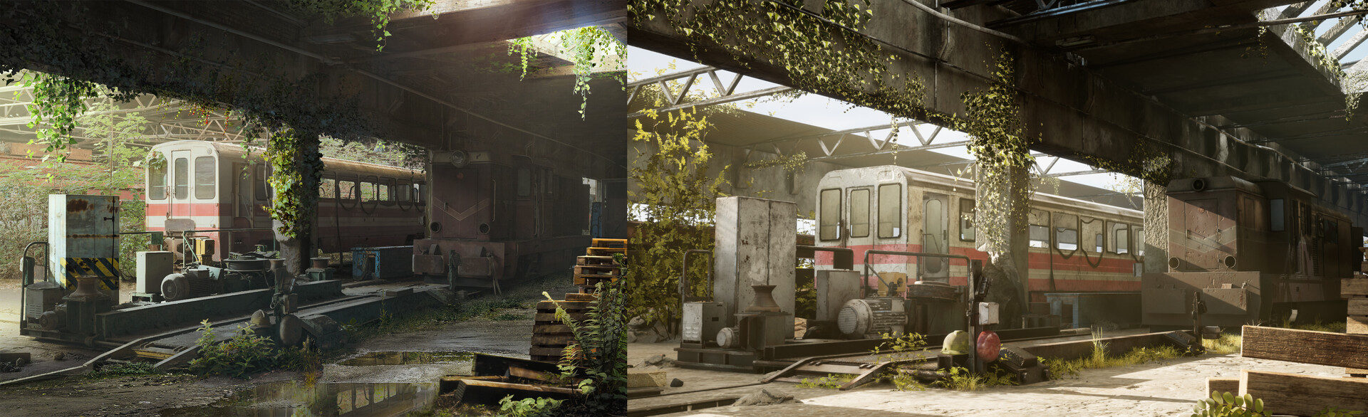 Siew Jia Huey (Rex) - Post-Apocalyptic Train Station (Unreal Engine 5 ...