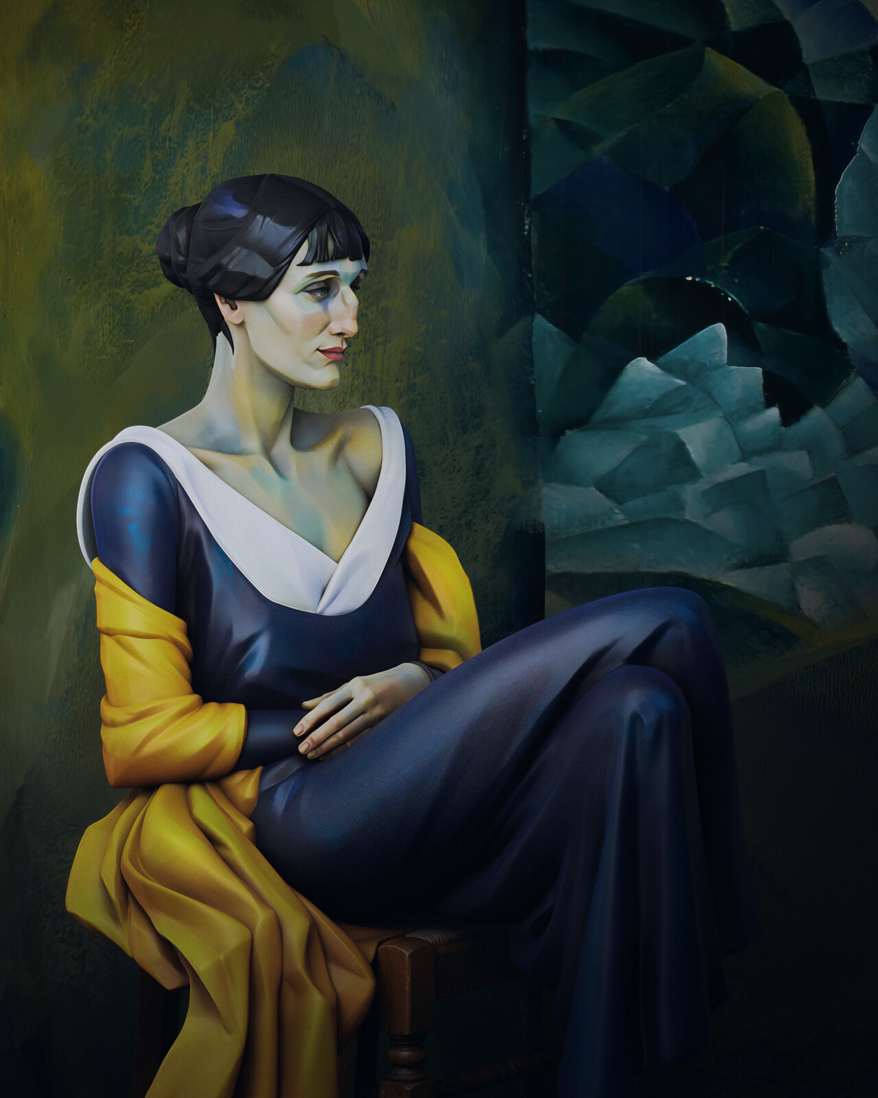 Anastasia Matsu - Portrait of Anna Akhmatova