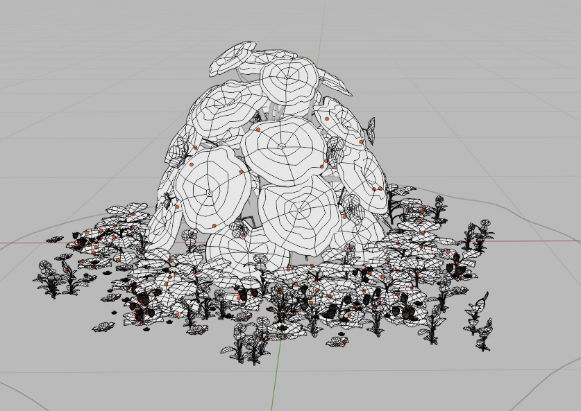 Julie Hansen - Plant collection made in Blender with handpainted textures