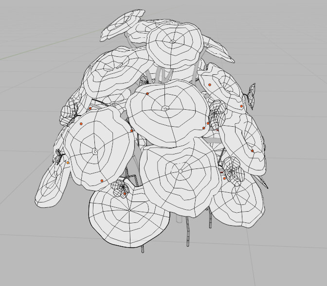 Julie Hansen - Plant collection made in Blender with handpainted textures