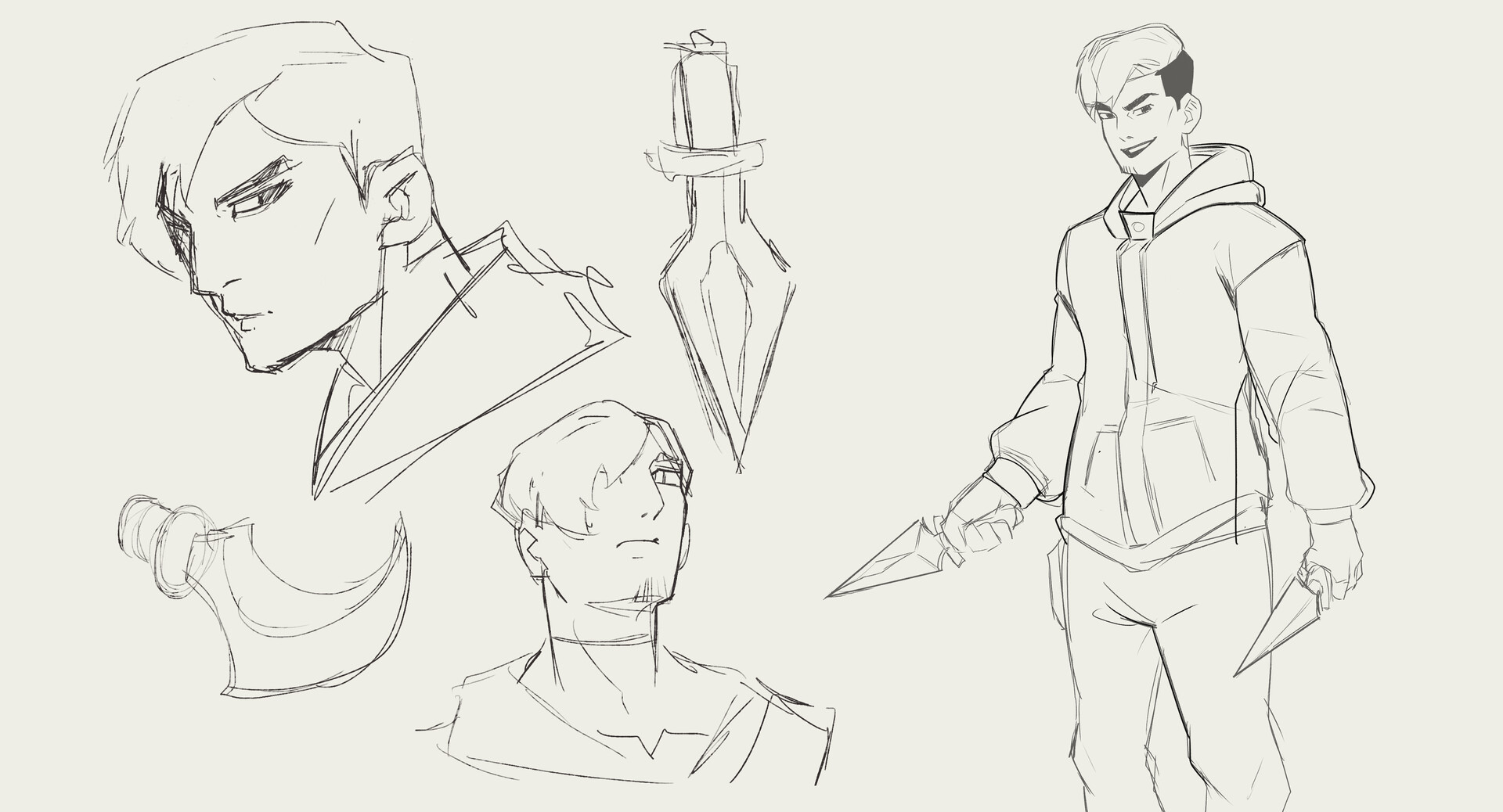 Maximo Montero - Character design SK ROSSI - Inspired by Jet