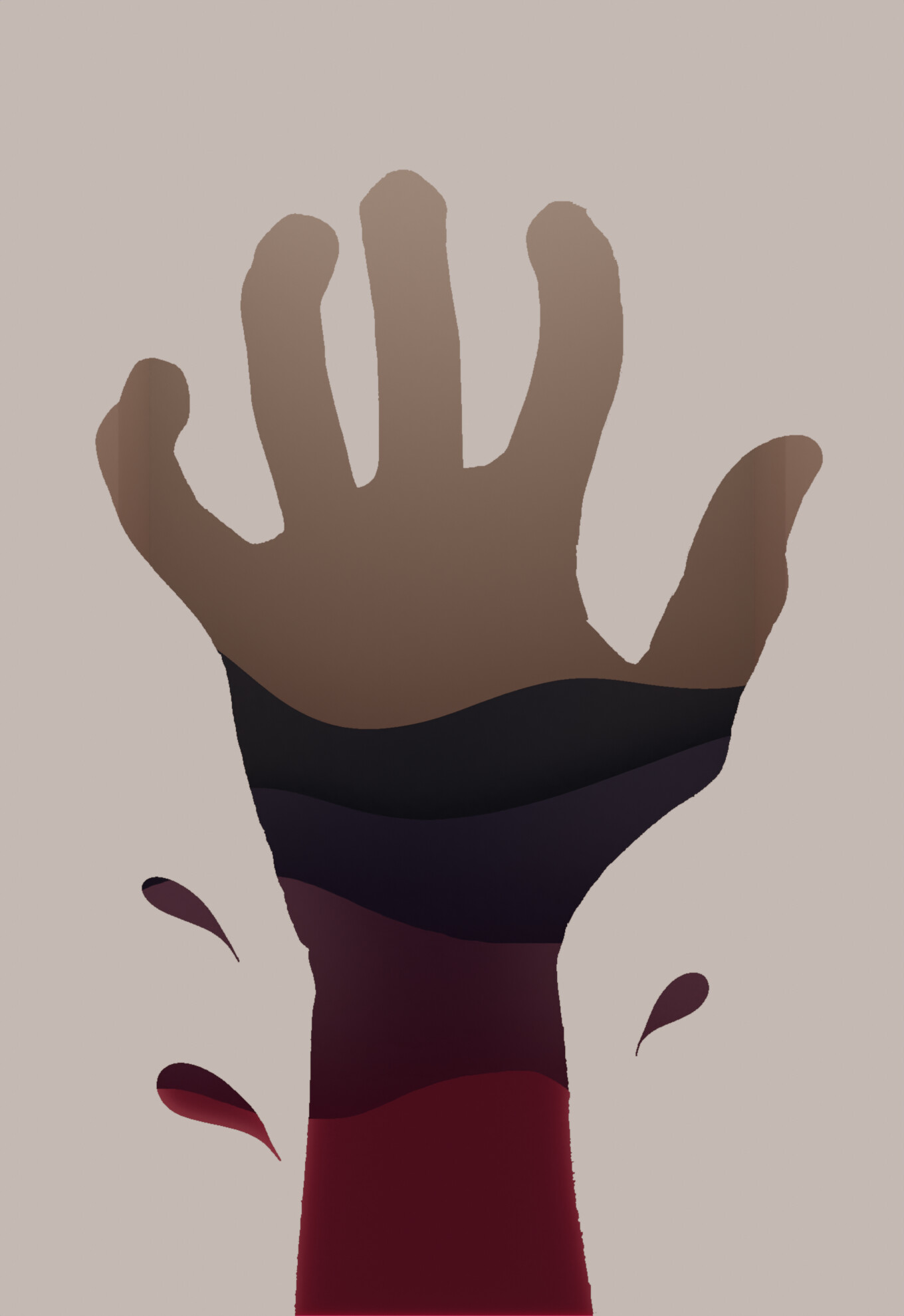 ArtStation - Hand Layers Experiment