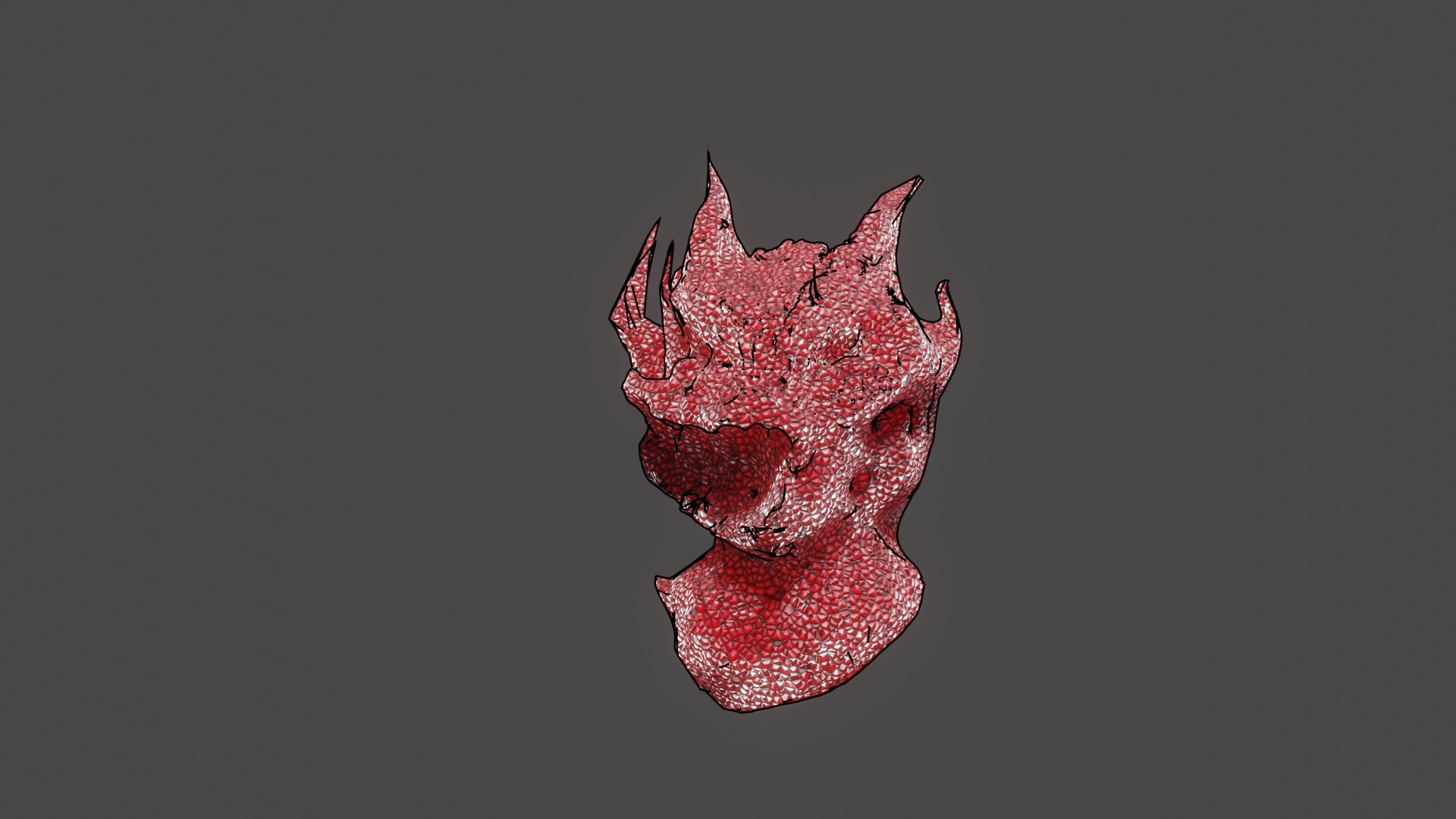 ArtStation - Week 2 day 2 of The Demon Oni sculpting