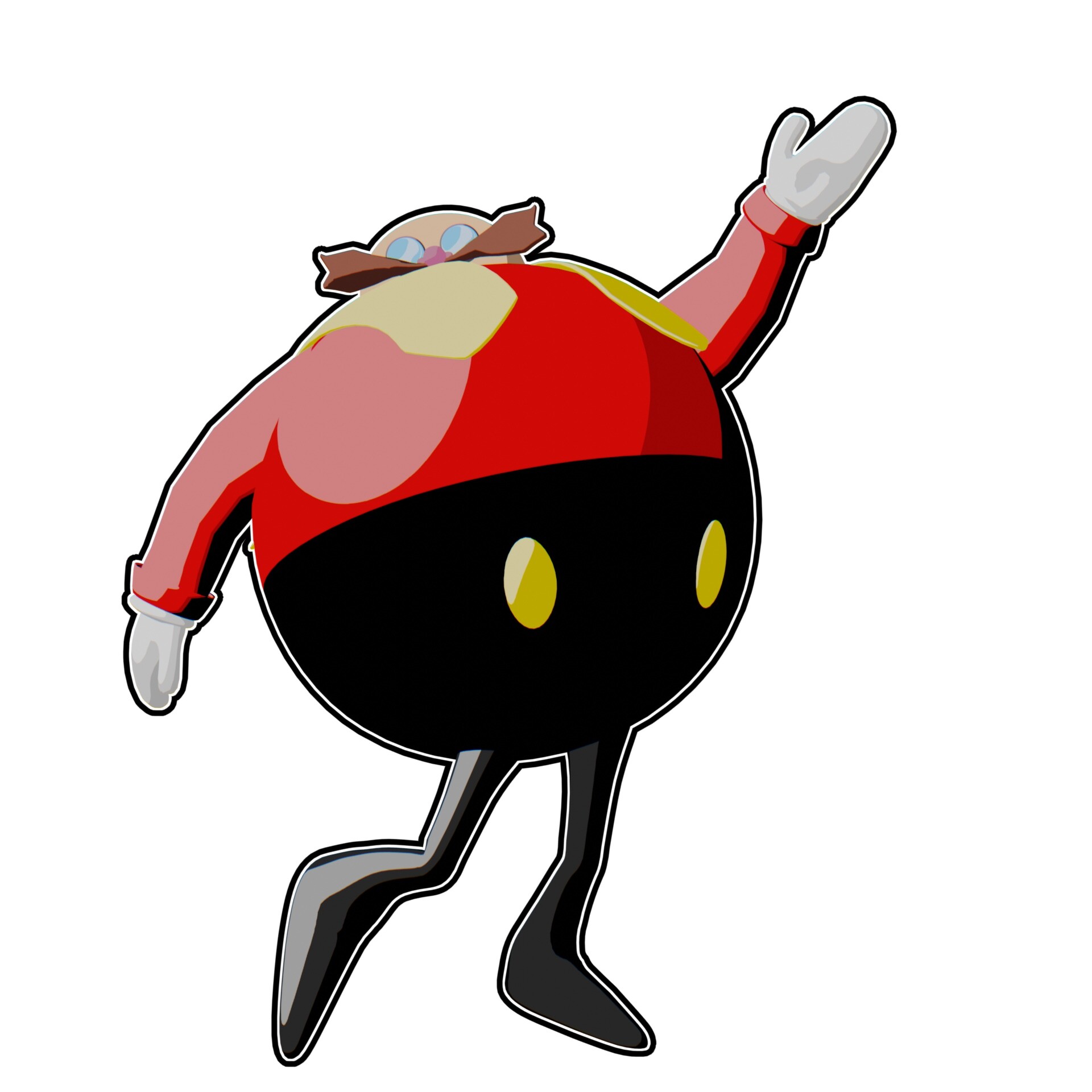 ArtStation - rigged stylized classic eggman