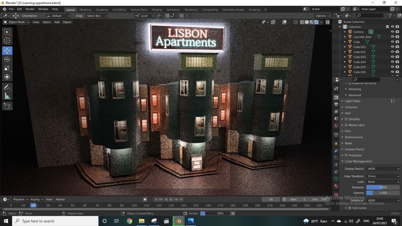 ArtStation - Building 3d model