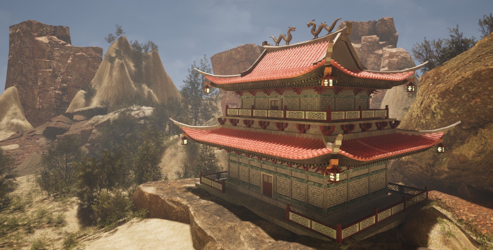 ArtStation - Ancient China Environment - Dissertation Project [Work in ...