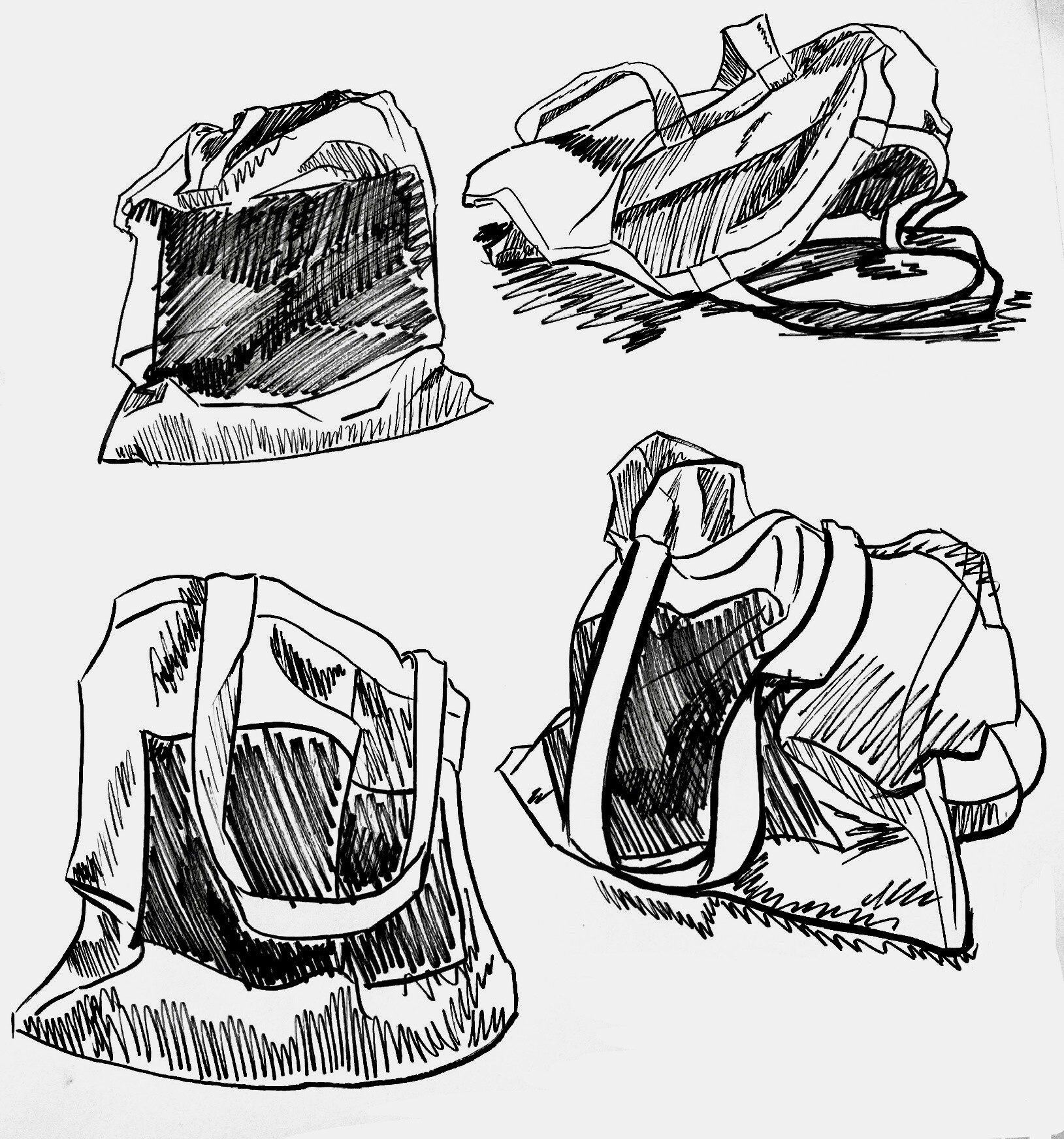 ArtStation - Bag studies