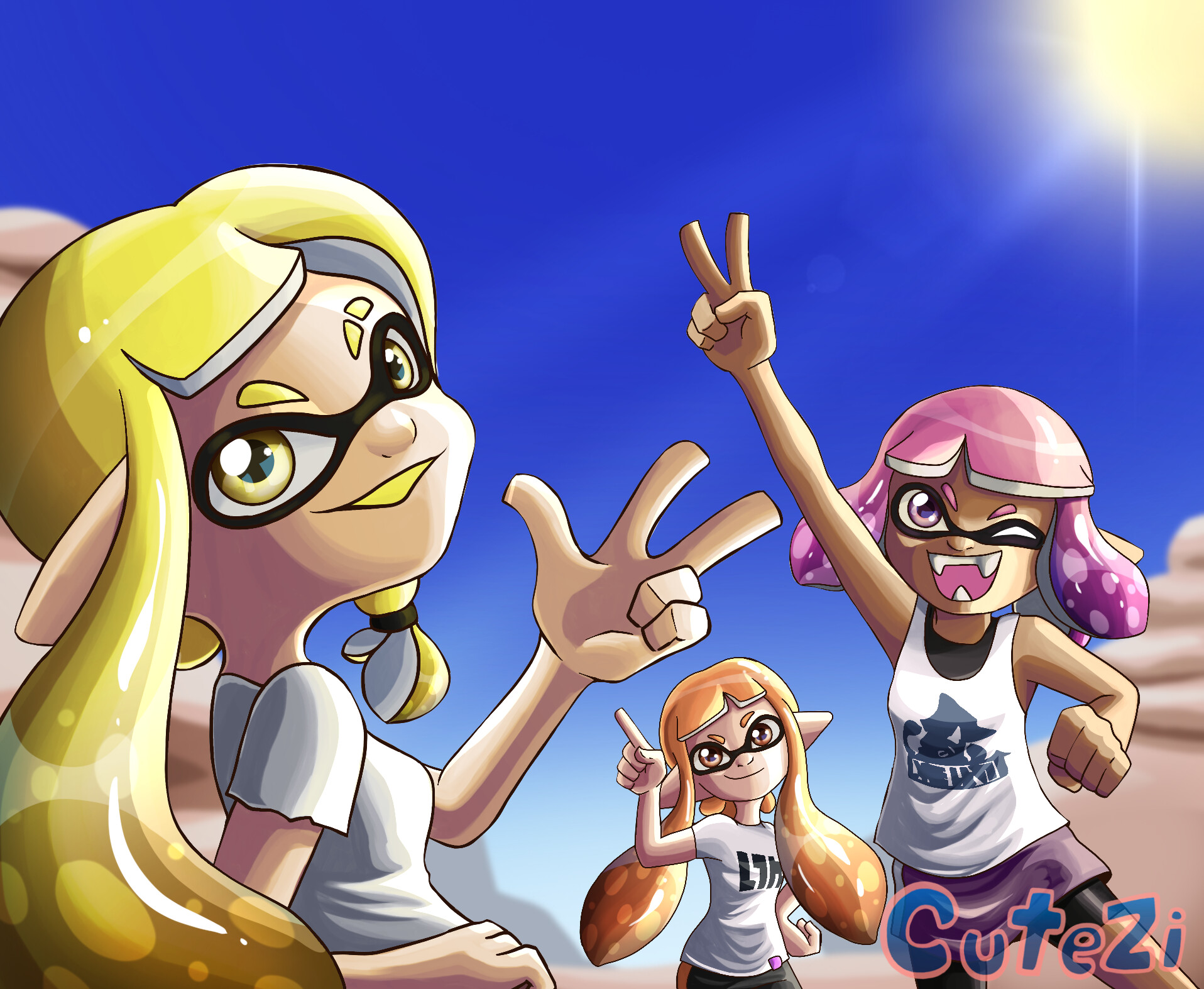 ArtStation - Splatoon 3 Illustration