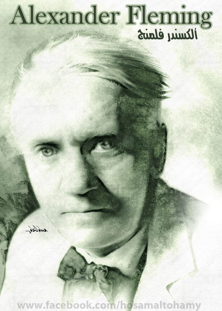 ArtStation - Portrait of Alexander Fleming by Hosam Al-Tohamy