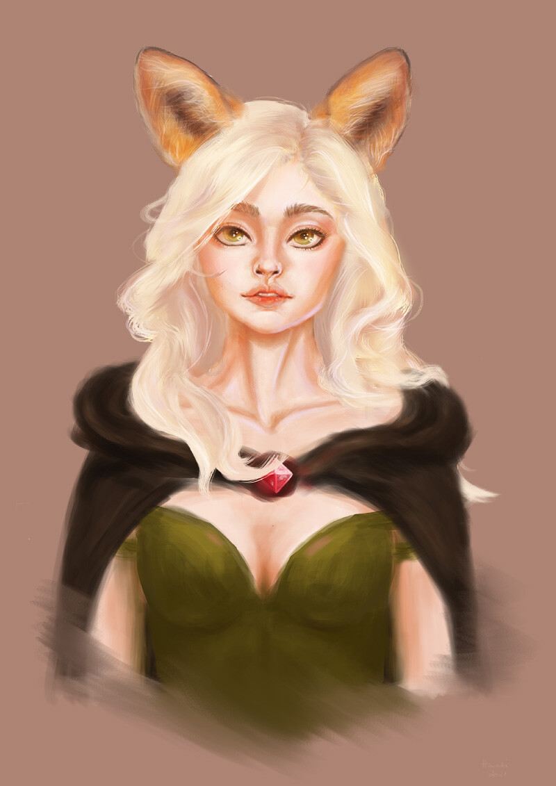 ArtStation - fox girl