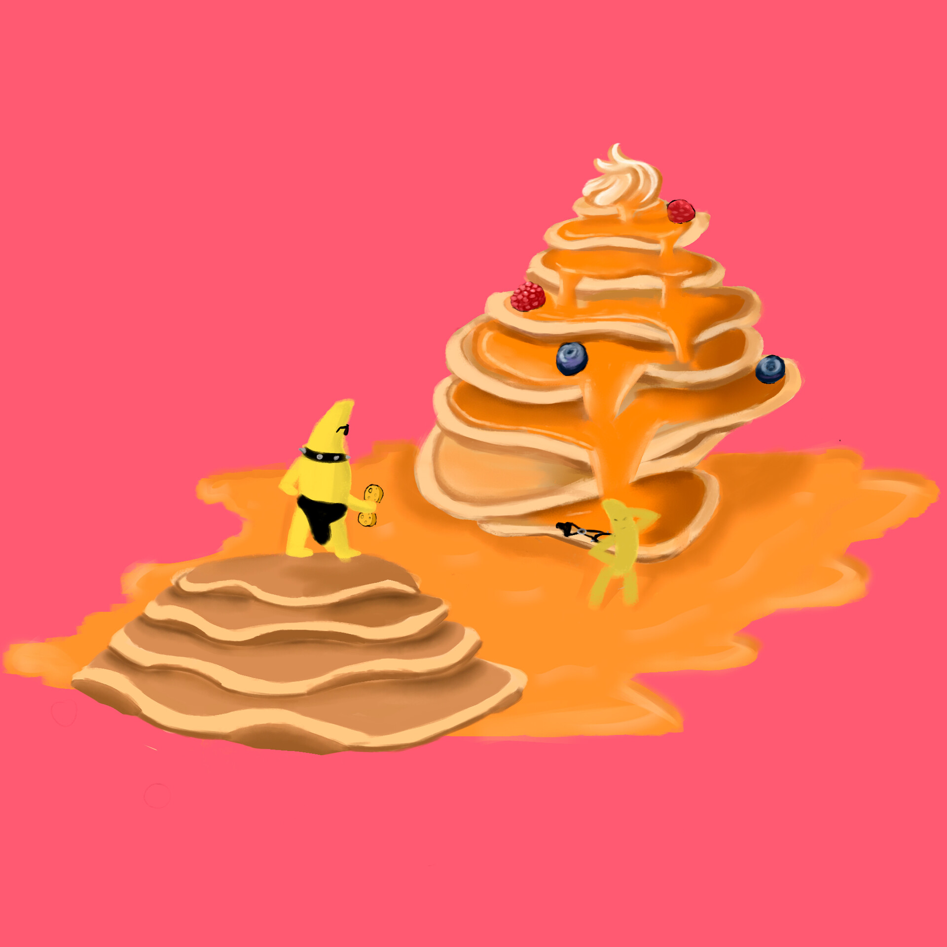 ArtStation - gachi waterfall compositon