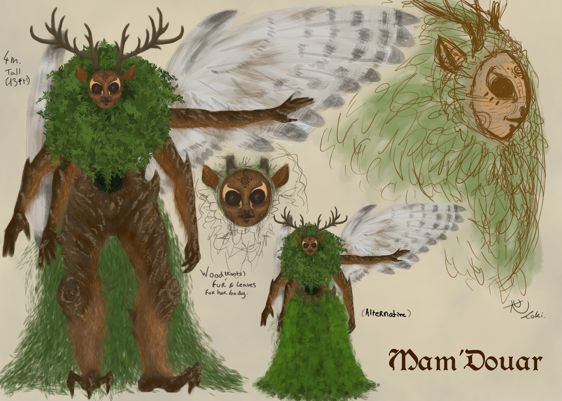 Loki Besse - Mam'Douar Character Design - Fjallmor Project