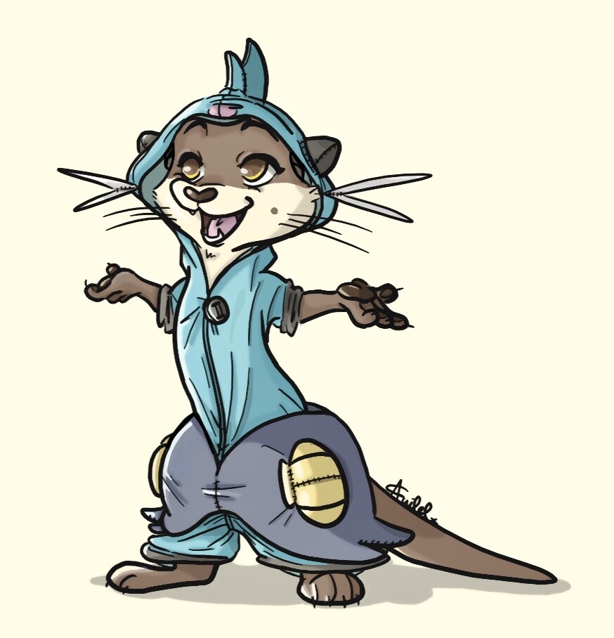 ArtStation - Mio Dewott onesie