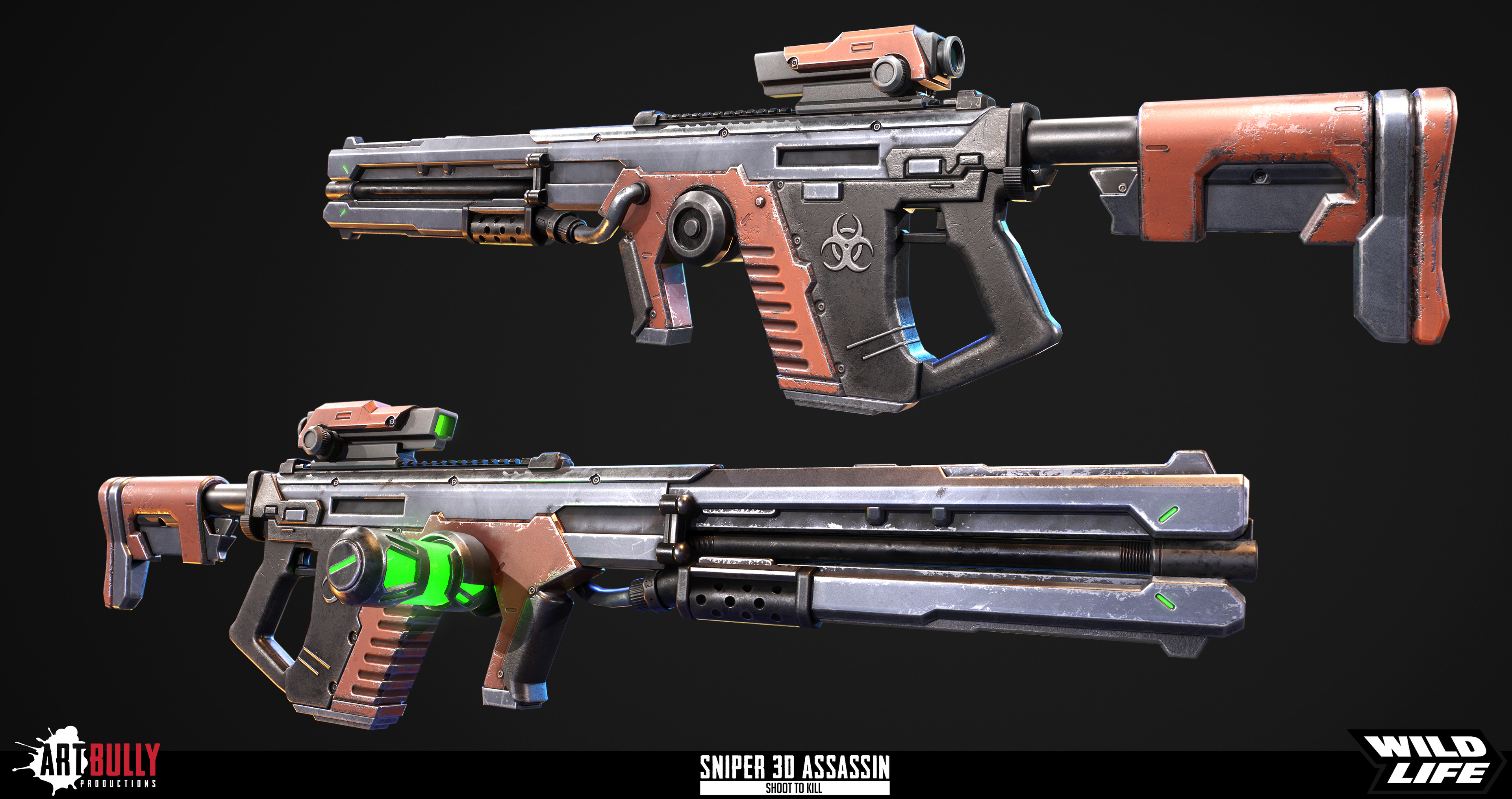 Art Bully Productions - Sniper 3D Assassin - Weapons 01