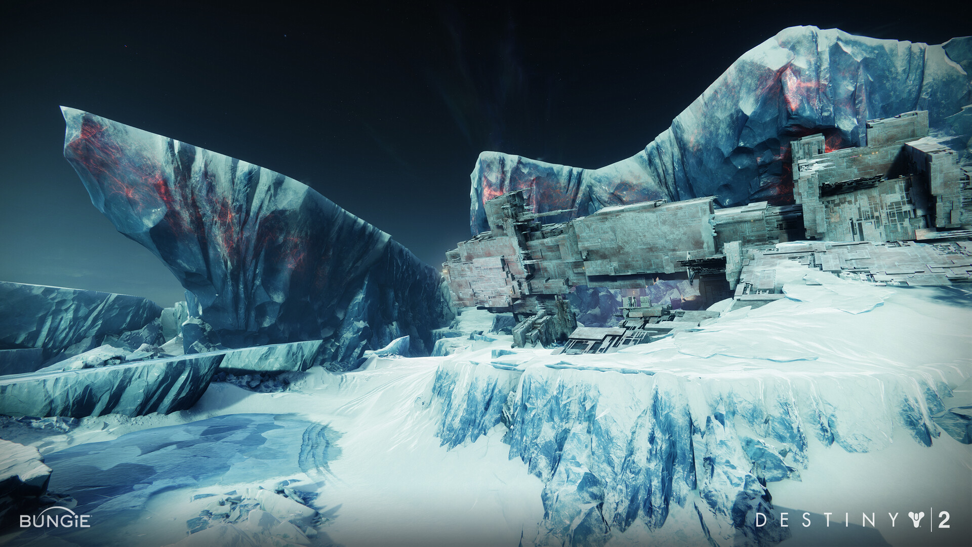 Ethan Scheu - Destiny 2: Beyond Light - Europa Ice Shaders and Props