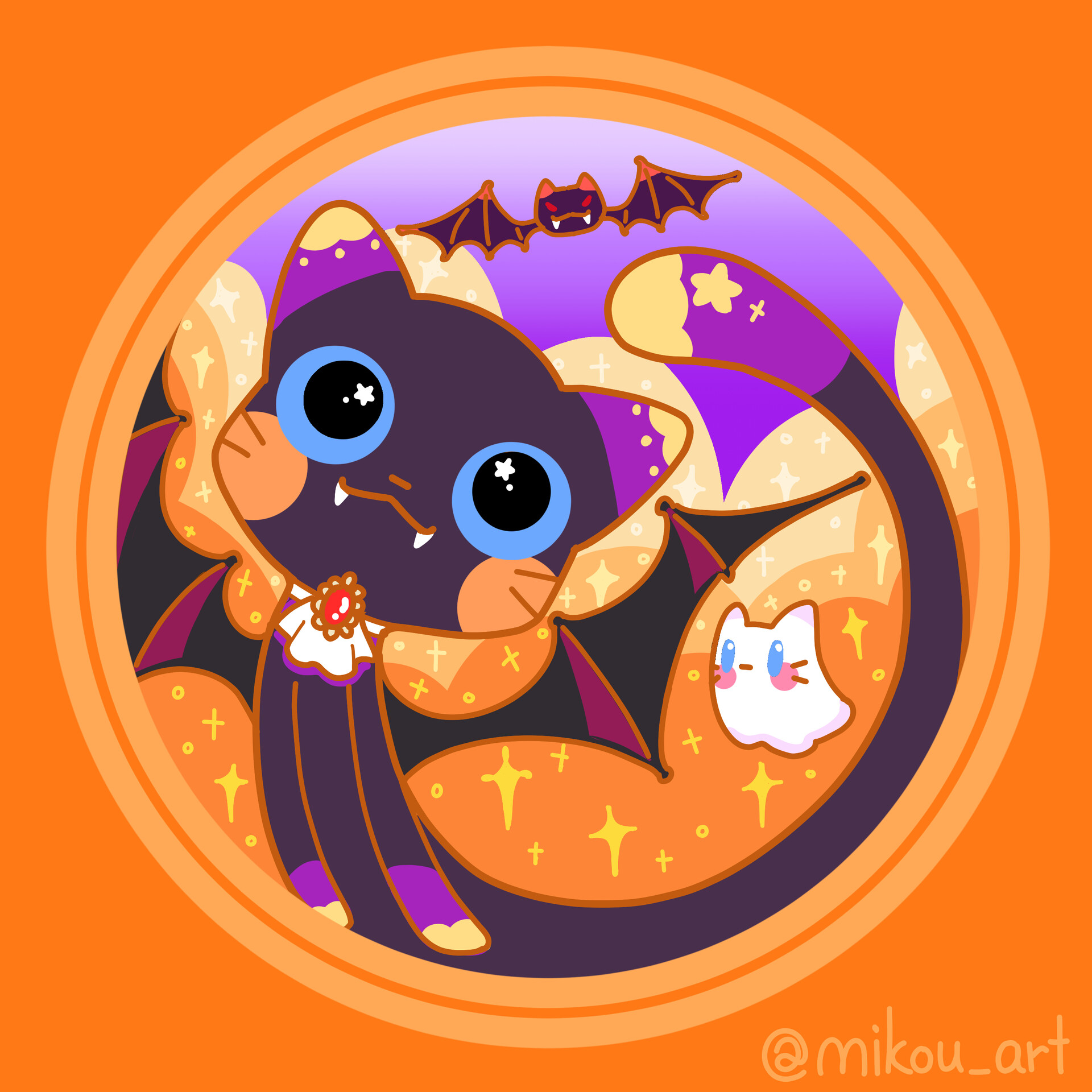 ArtStation - Vampire Bat Cat