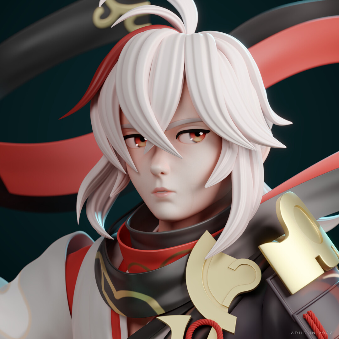 ArtStation - Kaedehara Kazuha 3D