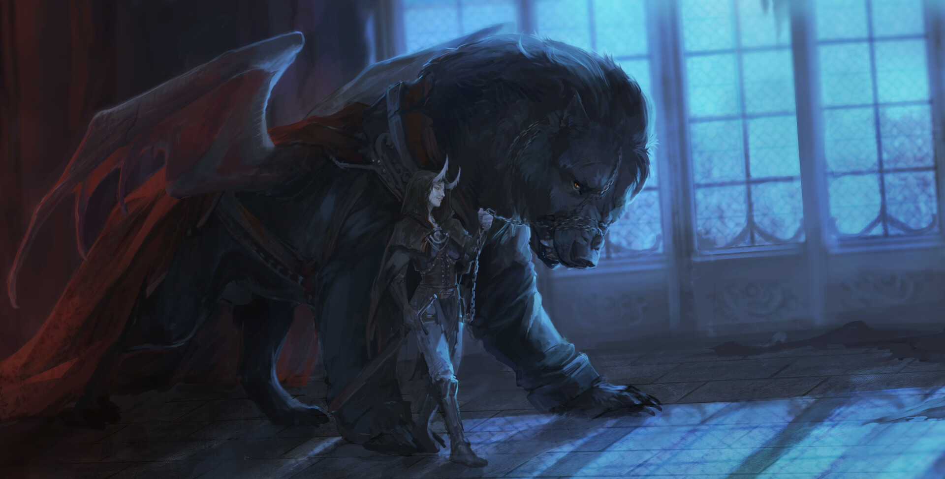 ArtStation - Hunter's New Dog