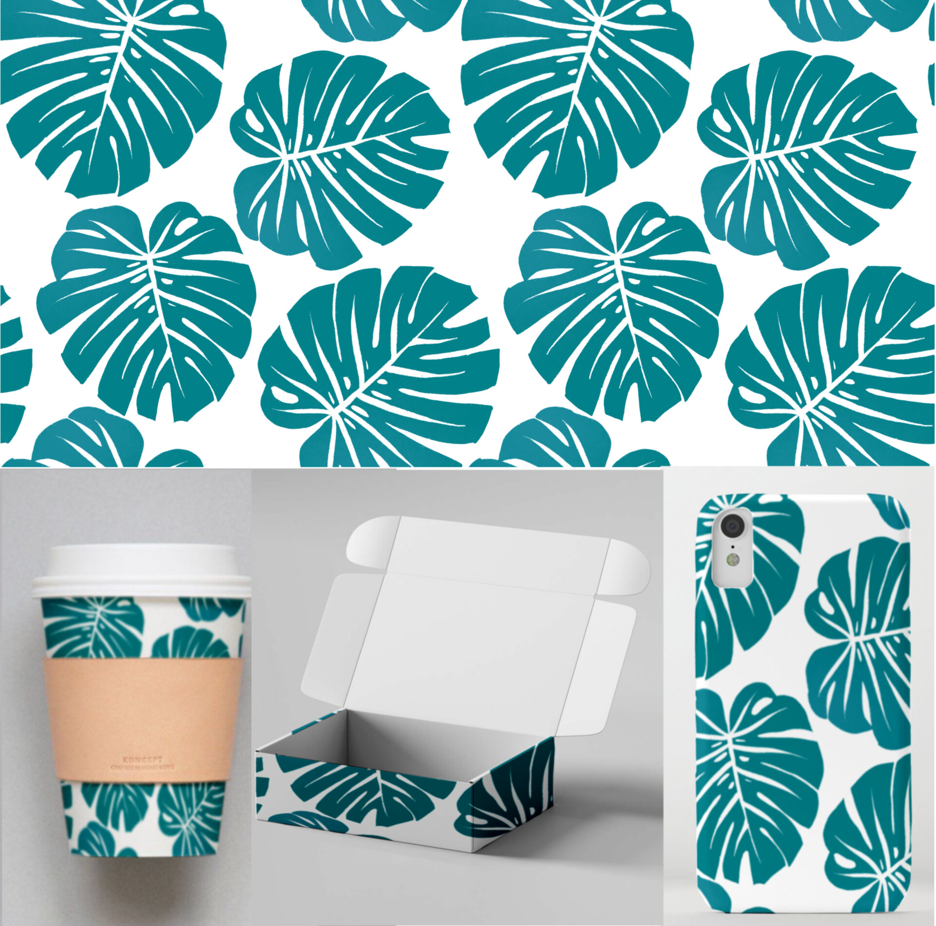 ArtStation - Leaf Pattern Tile