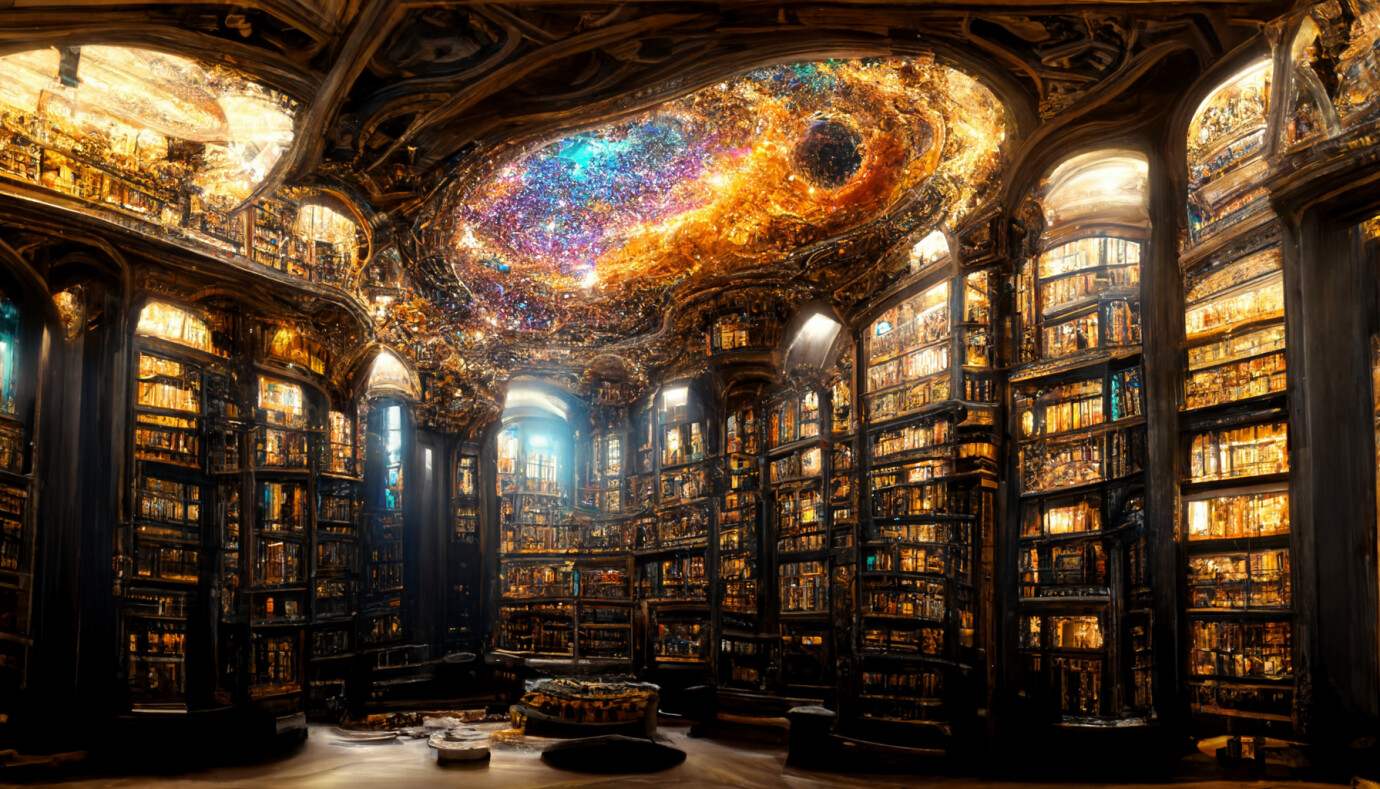 ArtStation - libraries in the wood