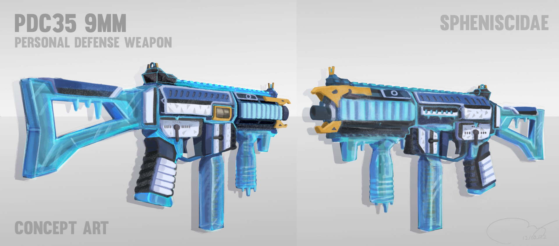 ArtStation - CAP - 012 | SMG Concept - Spheniscidae