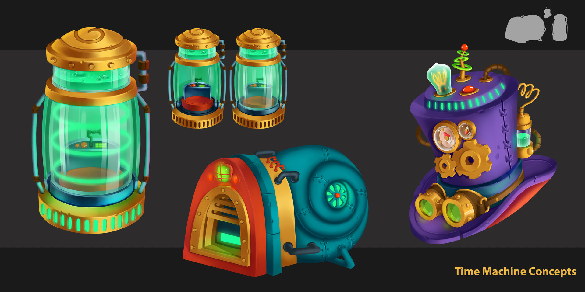 ArtStation - Time Machine Concepts