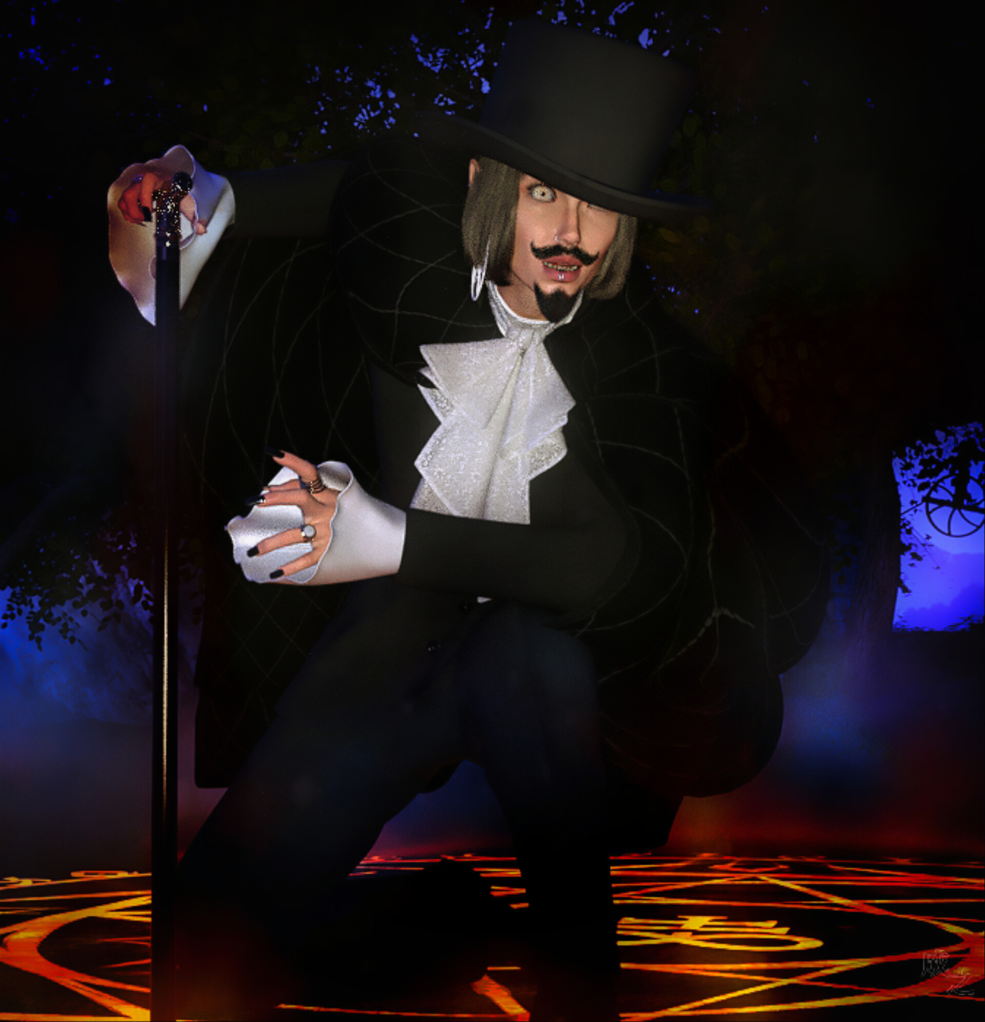 NARIYUKI SHIMAMOTO - Mephisto (Shigeru Mizuki's " Akuma-kun " in my dream )