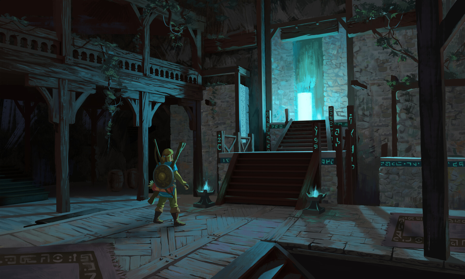 ArtStation - Zelda interior