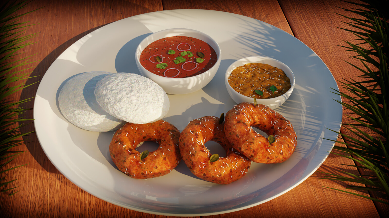 Sai pranav K - South indian special idly vada in 3D