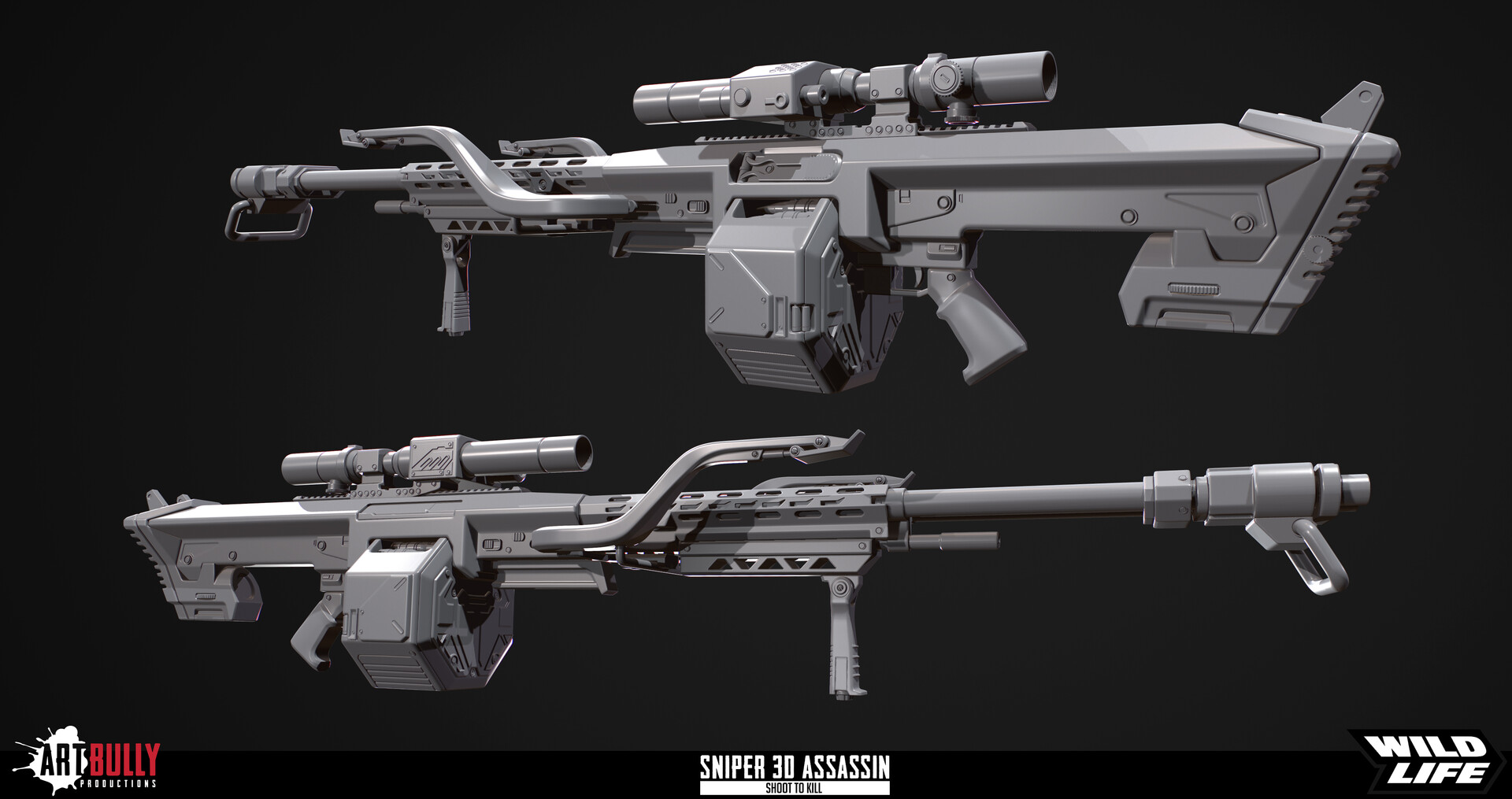 Futuristic Assassin Weapons