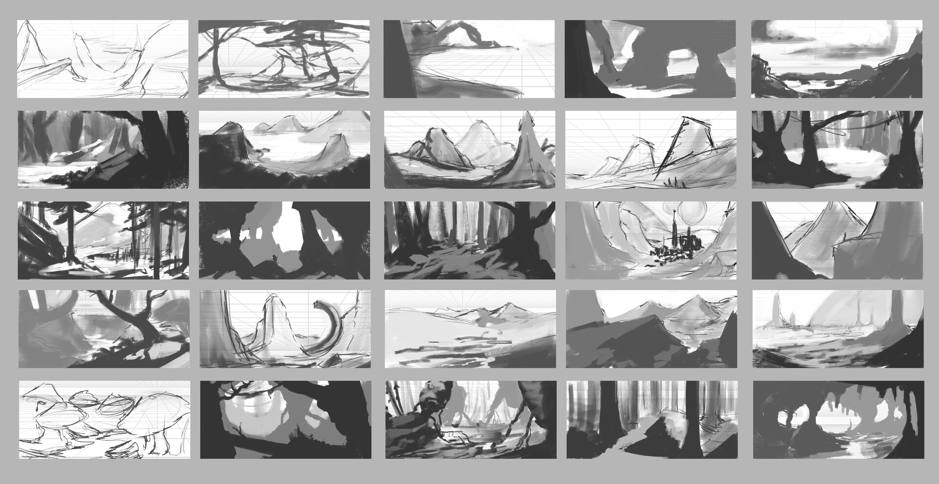 ArtStation - Environmental Thumbnails