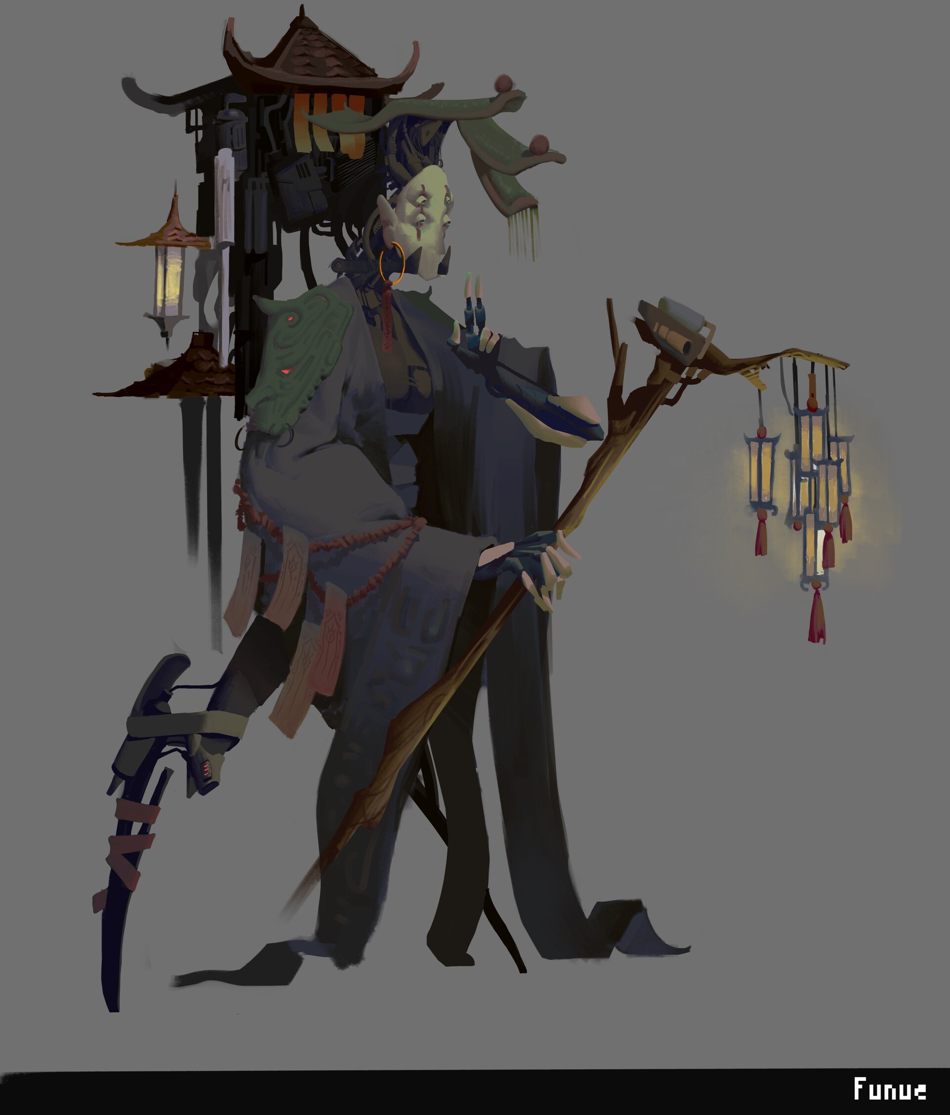 ArtStation - Chinese style horror