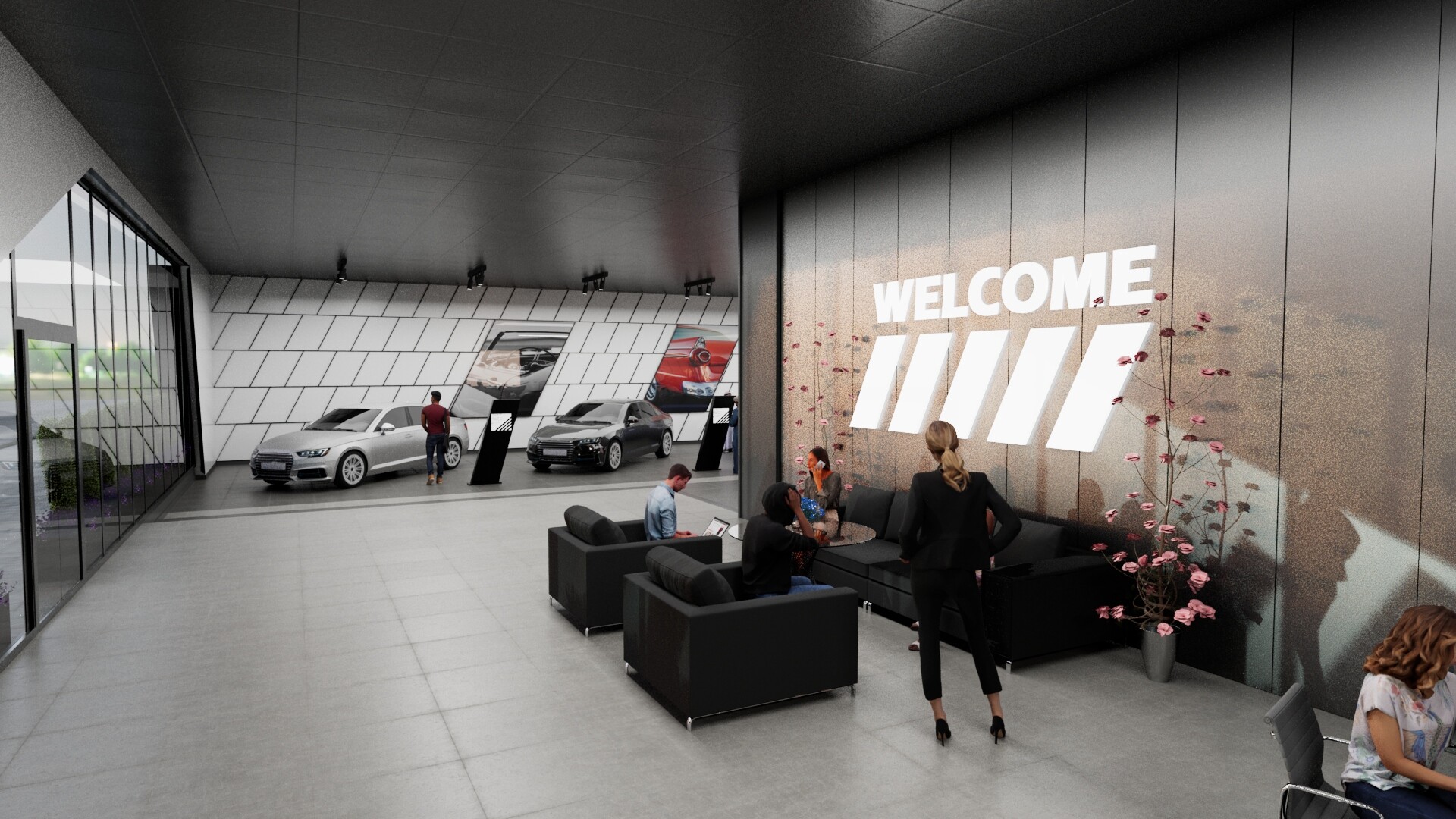 Jamie Grant - Car Showroom concept