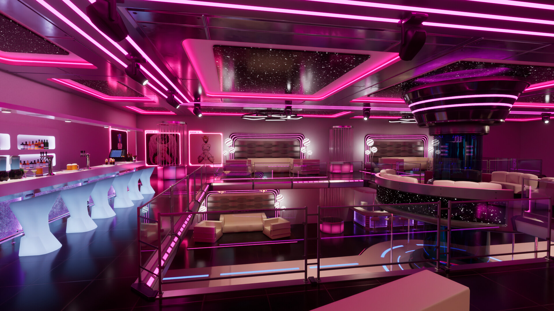 Strip Club Interiors