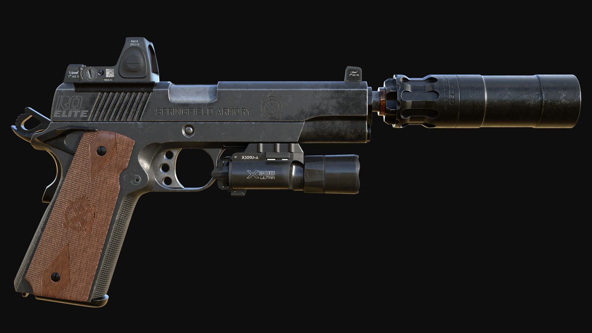 Sean McDonald - 1911 Springfield RO Elite Operator with Surefire X300U ...